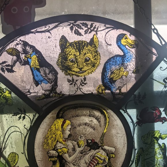 Art | Vintage Alice In Wonderland Stained Glass | Poshmark